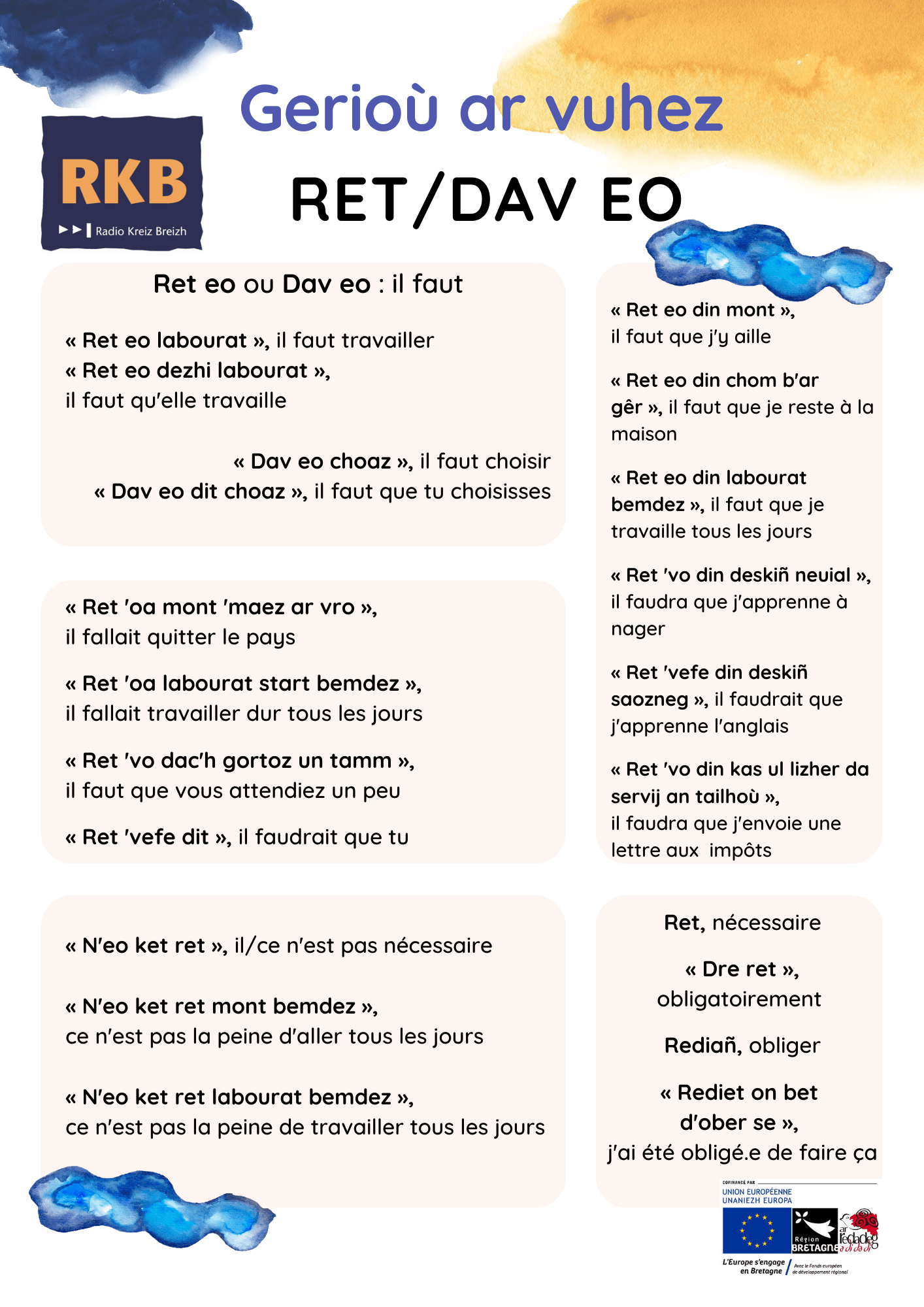 POENT EO, RET EO... - RADIO KREIZ BREIZH