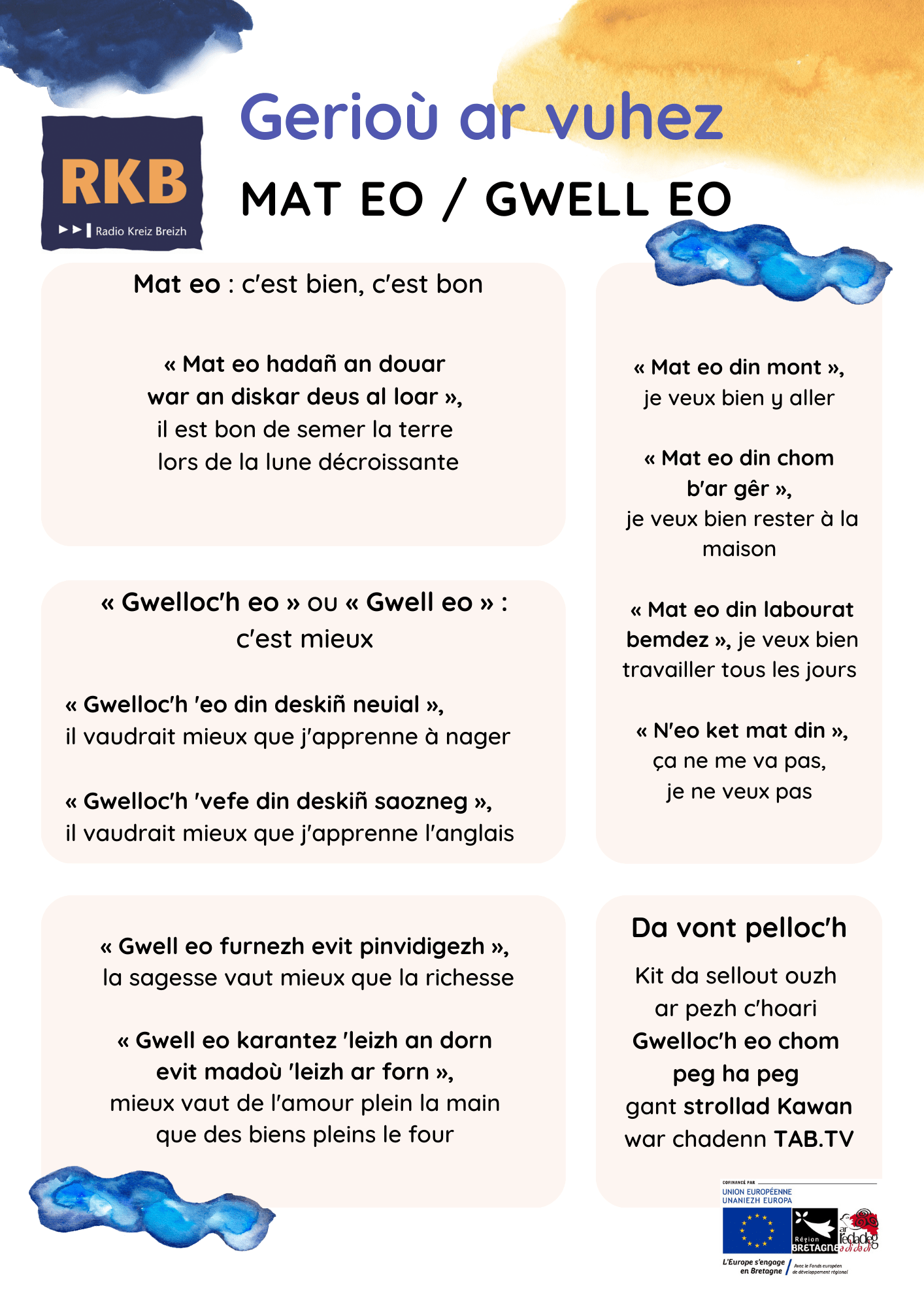 POENT EO, RET EO... - RADIO KREIZ BREIZH