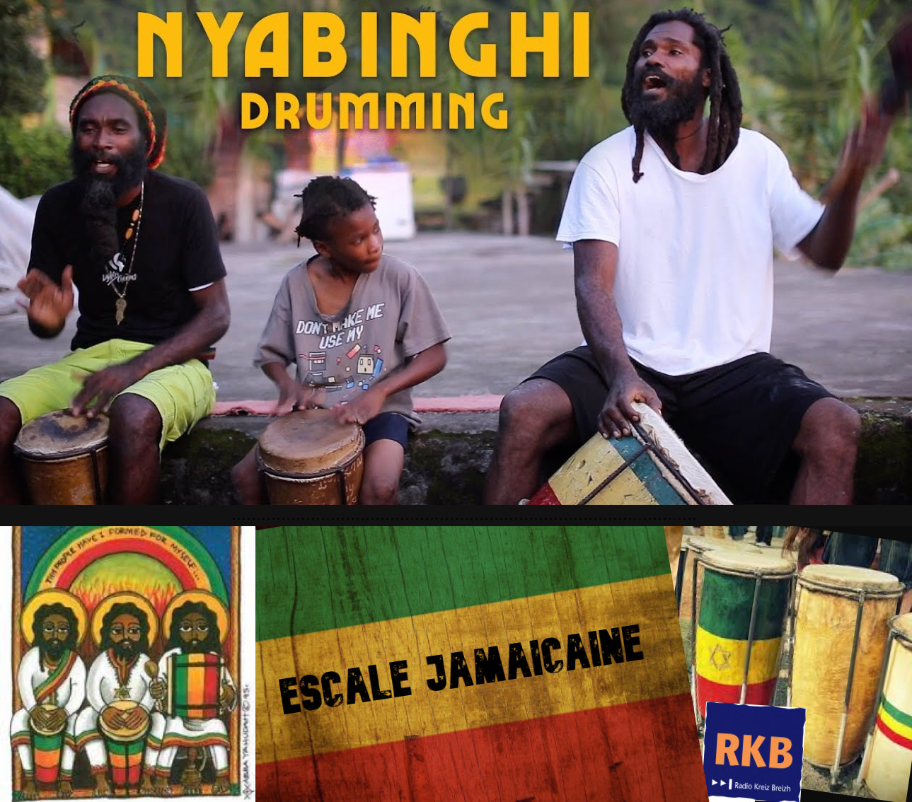 Le Drum Nyabinghi - Avril 2024 - RADIO KREIZ BREIZH